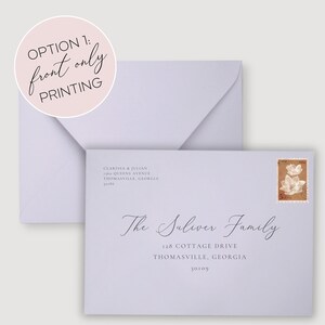 Envelope Printing Service for A7 Envelopes for Wedding Invitation and ...