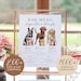 Signature Drink Sign With Dog, Bar Menu Template With Watercolor Drinks ...