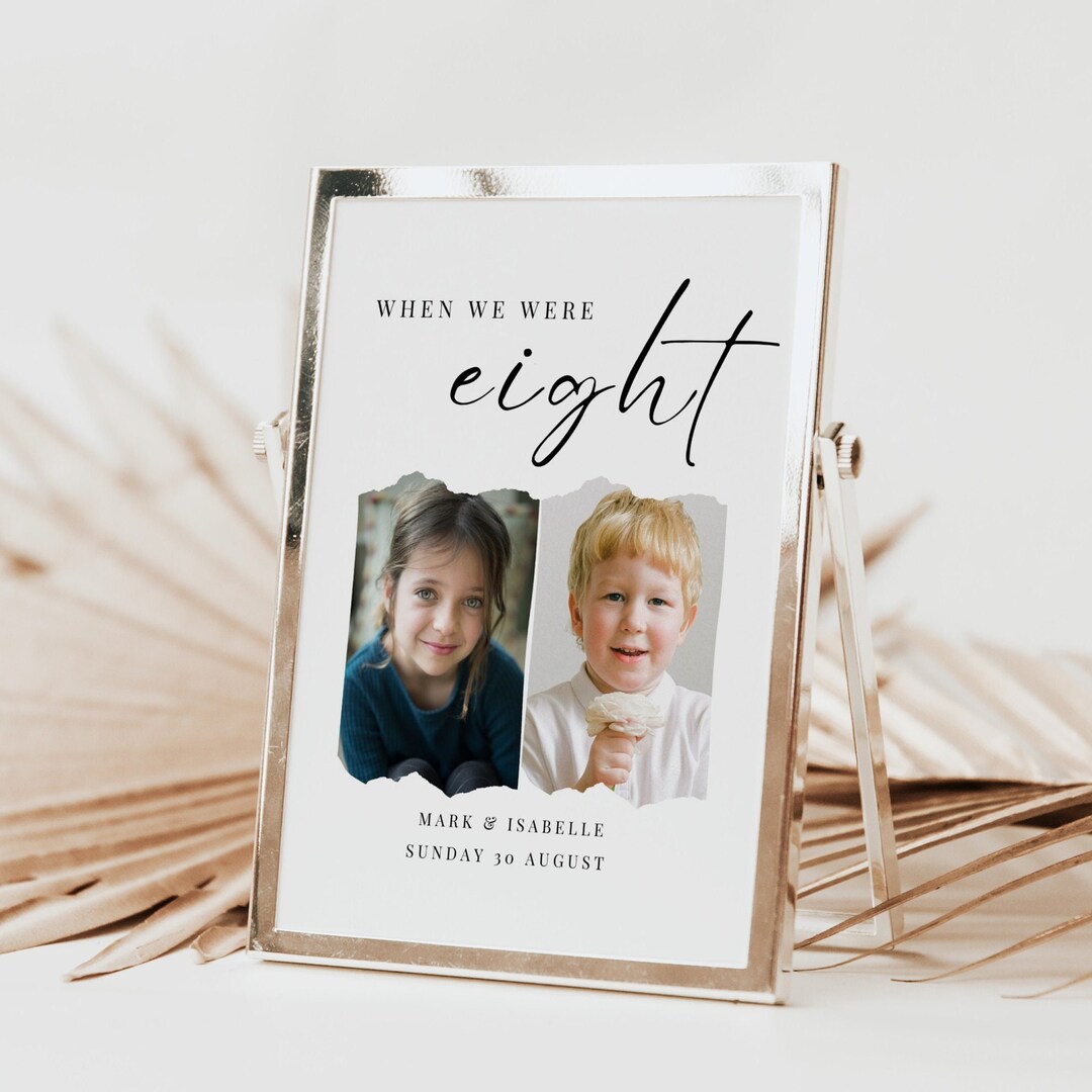 When We Were Age Table Numbers Picture, Childhood Photo Table Numbers ...