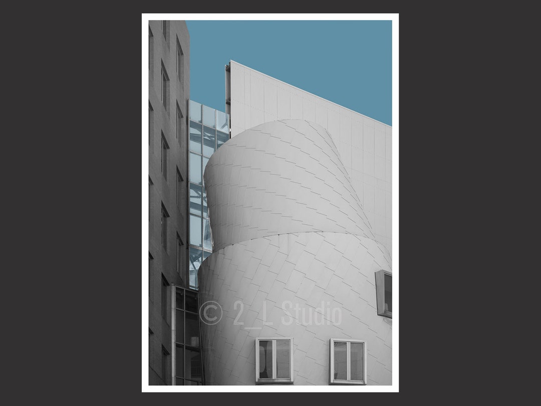 Strata Center MIT #2 Boston Mass, Travel Photography, B/W Boston Poster ...