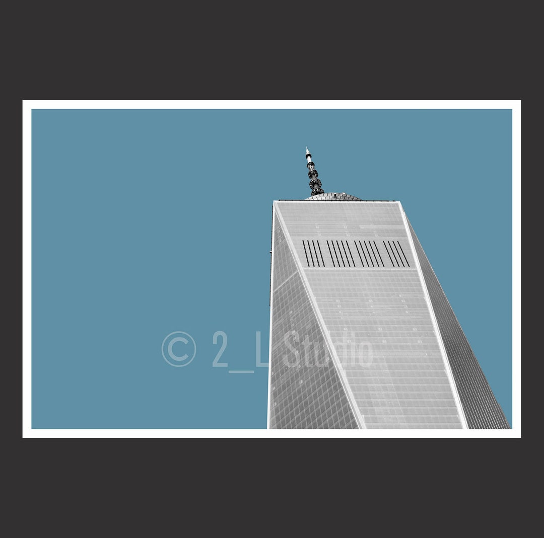One WTC #1 New York City, Travel Photography, B/w/color NYC Poster ...