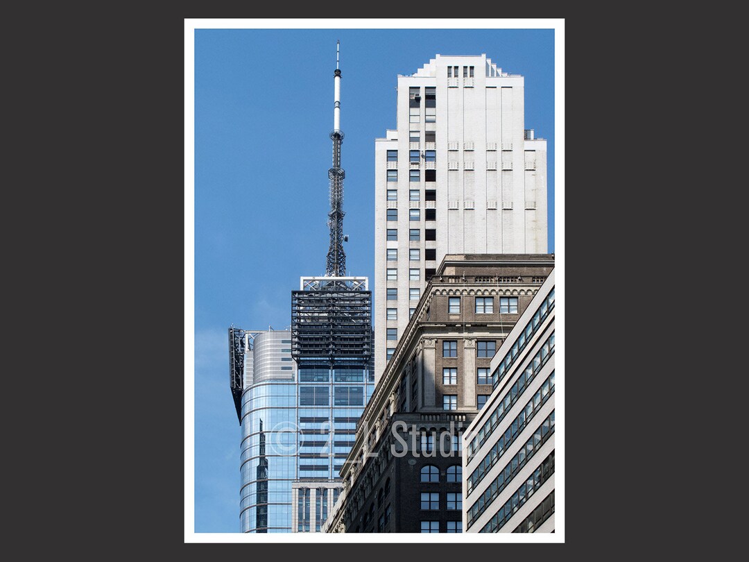 Skyscrapers, New York City, Travel Photography, Color NYC Poster Print ...
