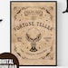Vintage Fortune Teller Sign: Halloween Witchy Print (digital Download ...