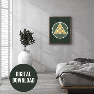 Alchemy Symbol Printable Wall Art | Philosopher's Stone | Kybalion Art ...