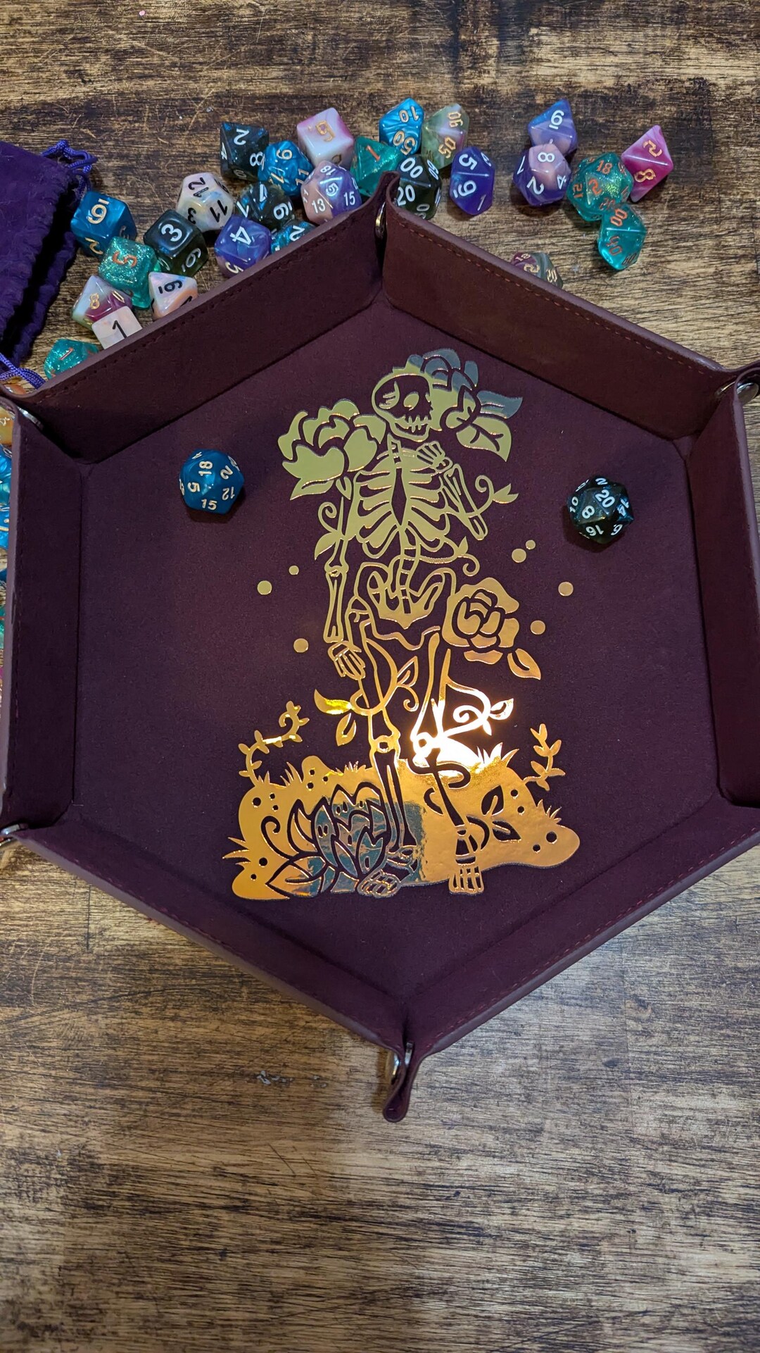 XL Jumbo Dancing Skeleton Dice Tray / Catch All / Trinket Dish - Etsy
