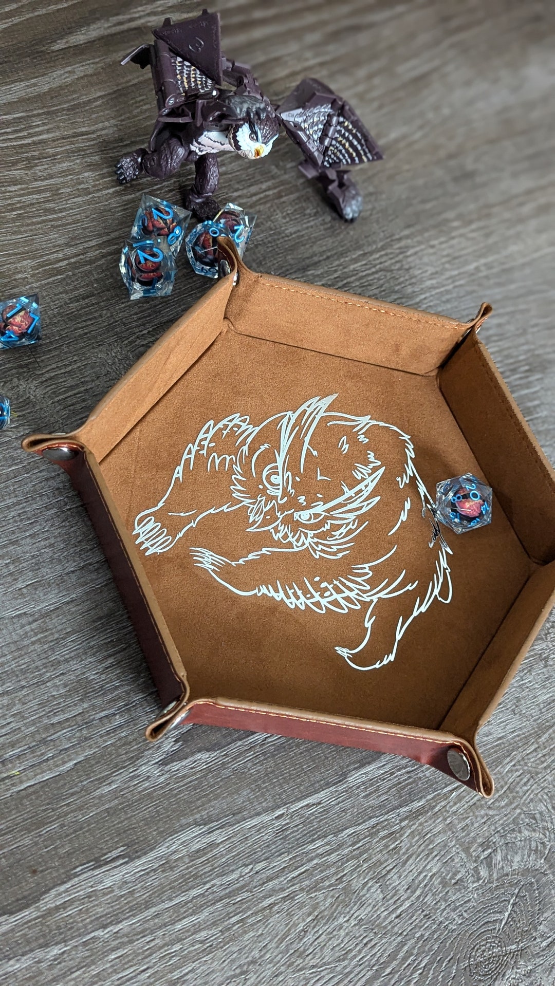 Owlbear Dice Tray (design by Morgan Miller) - Etsy