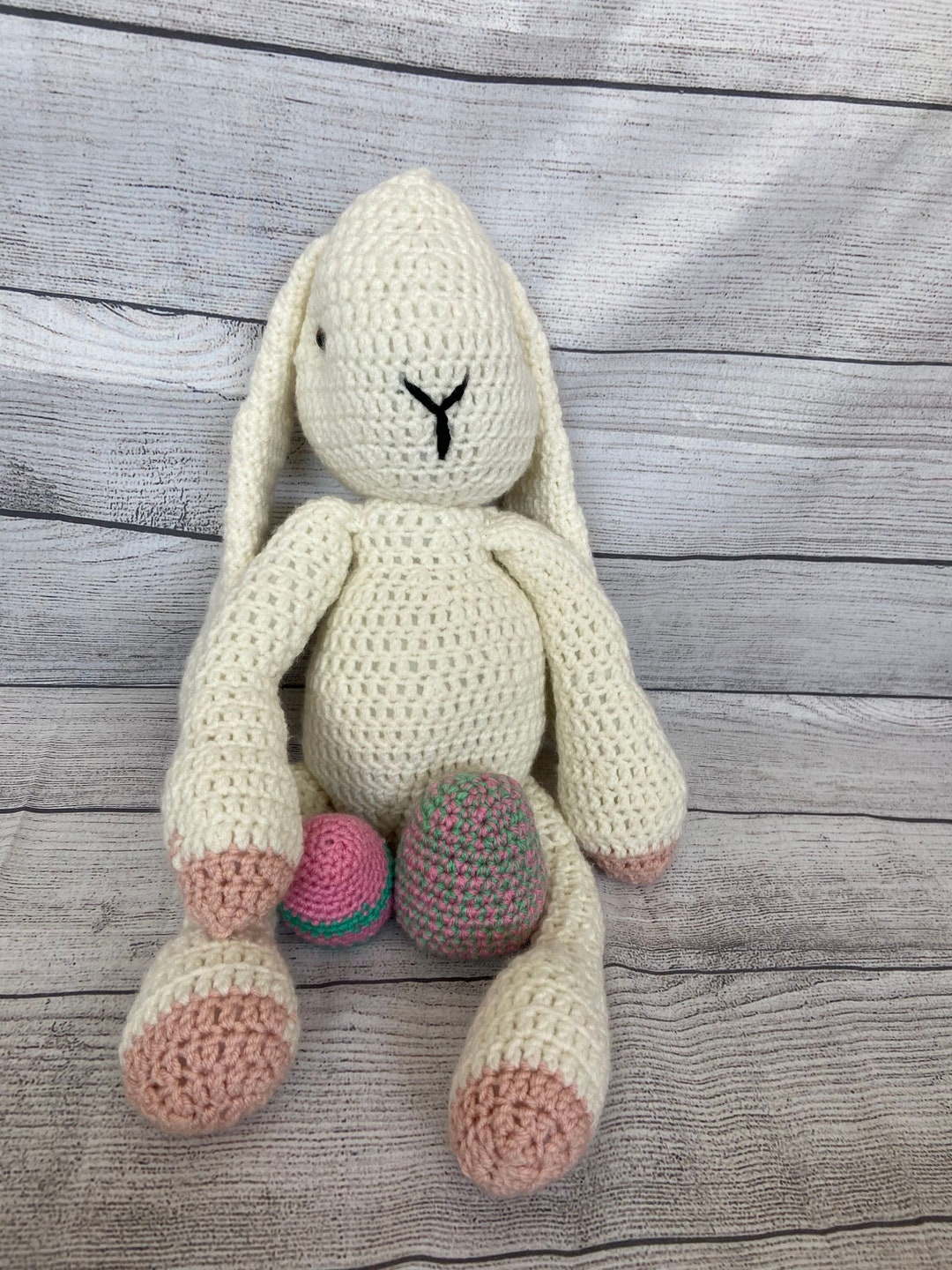 Handmade Crochet Easter Bunny - Etsy