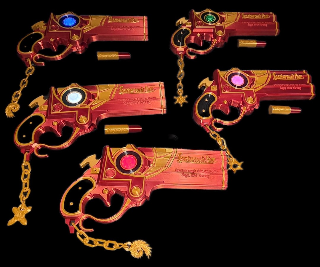 Handmade Bayonetta Cosplay Gun: Full-size 3D Printed Prop With LED - Etsy