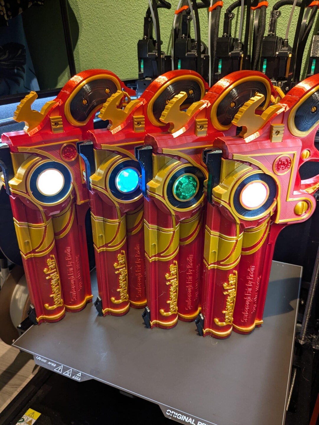 Handmade Bayonetta Cosplay Gun: Full-size 3D Printed Prop With LED ...