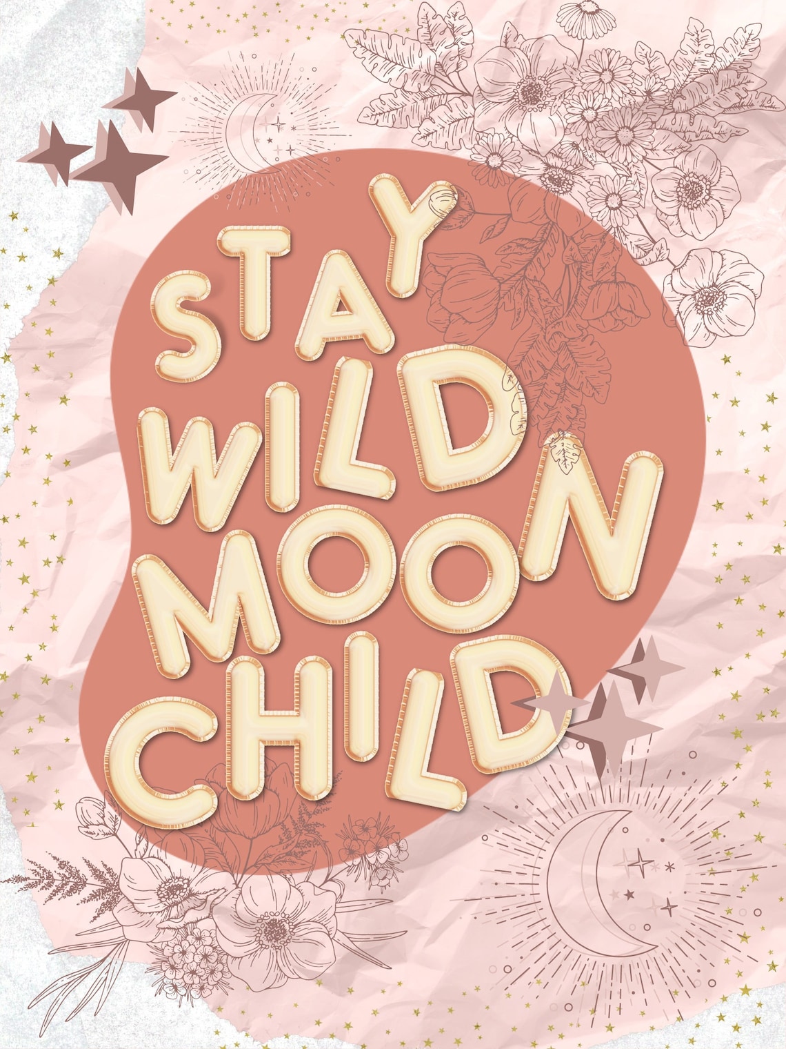 Stay Wild Moon Child Digital Download - Etsy