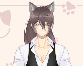 Vtuber Model Male 2d - Etsy