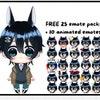 Vtuber Asset Live2d Fluffy Tail Rigged Vtuber Tail - Etsy