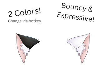 Vtuber Asset | Live2d Long Pointed Ears | Rigged Vtuber Ears - Etsy