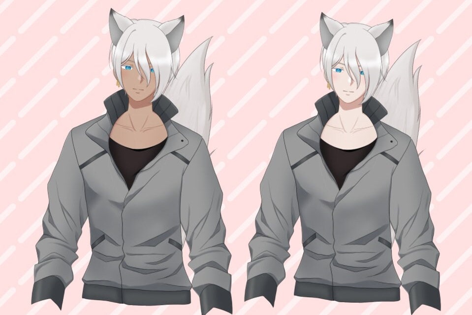 Male Fox Live2d Vtuber Model - Etsy Canada