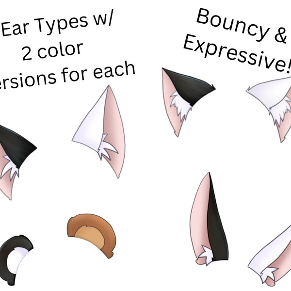 Cat Ears Vtuber Asset - Etsy