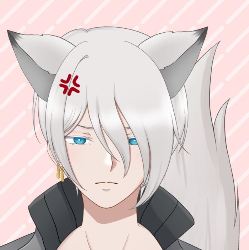 Male Fox Live2d Vtuber Model - Etsy