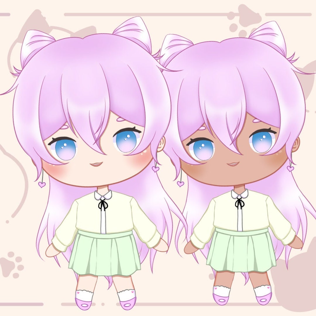 Live2d Vtuber Chibi Girl - Etsy