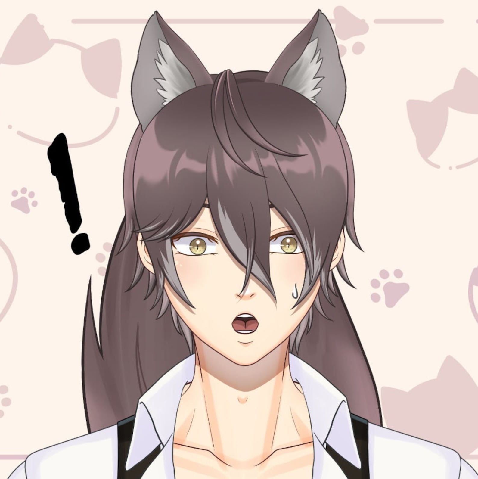 Male Wolf Live2d Vtuber Model - Etsy
