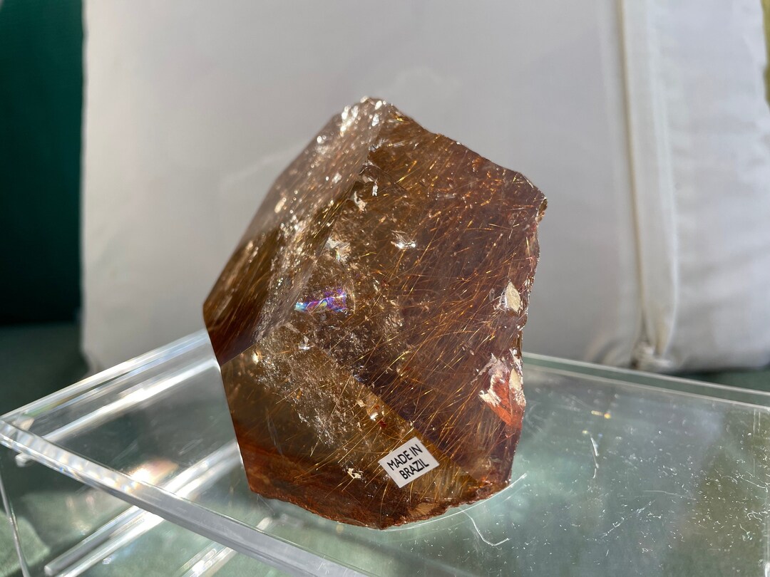 AAA Super Rarer Large Rutilated Smoky Quartz Freeform Statement|massive ...