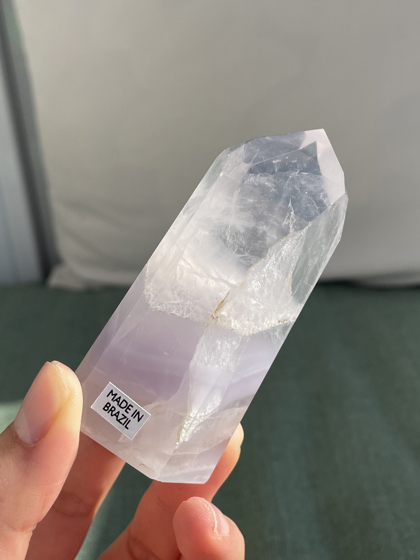 Highgrade Lavender Fluorite Tower| Yttrium Fluorite |dreamy Color ...