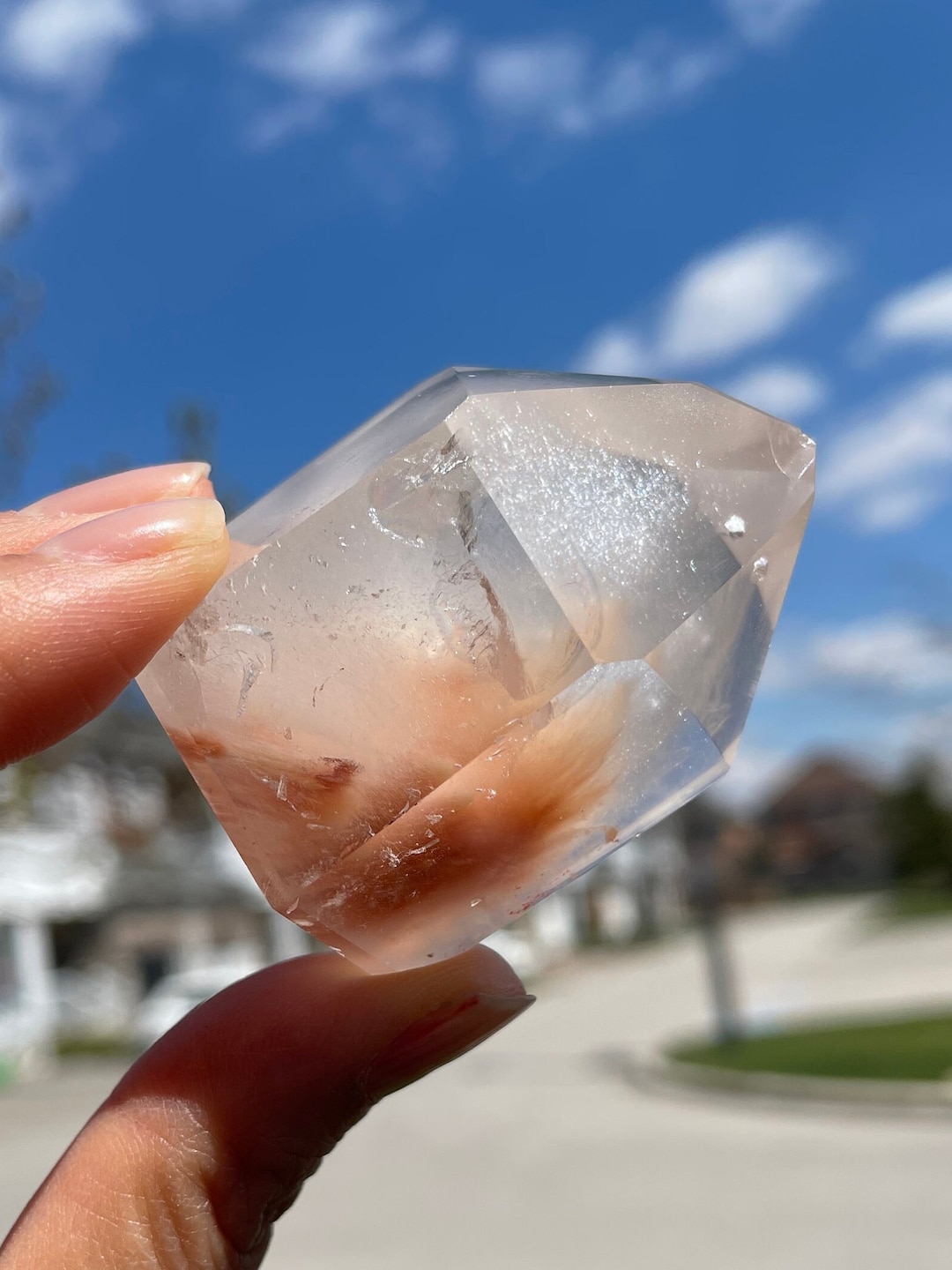 Bahia AAA Grade Yellow and Red Amphibole Quartz Tower | Rabbit Hair ...