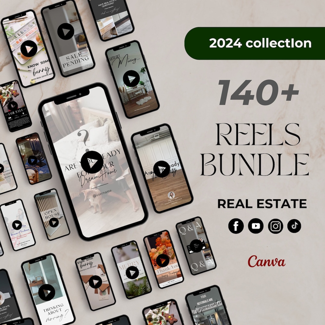 Realtor Reels Social Media Templates: Instagram Stories (digital ...