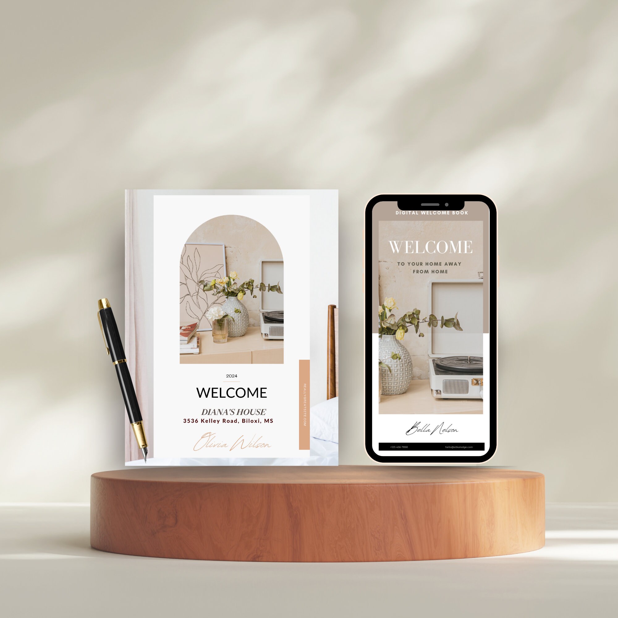 Airbnb Host Bundle Welcome Book Template Airbnb Template, Editable ...