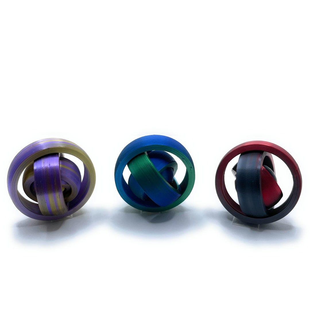 Gyro Fidget Spinner | 3D Printed Fidget Spinner | Stocking Stuffer ...
