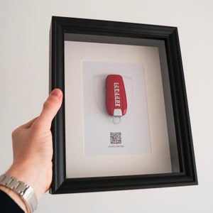Ferrari Key Framed Decoration QR Code - Etsy
