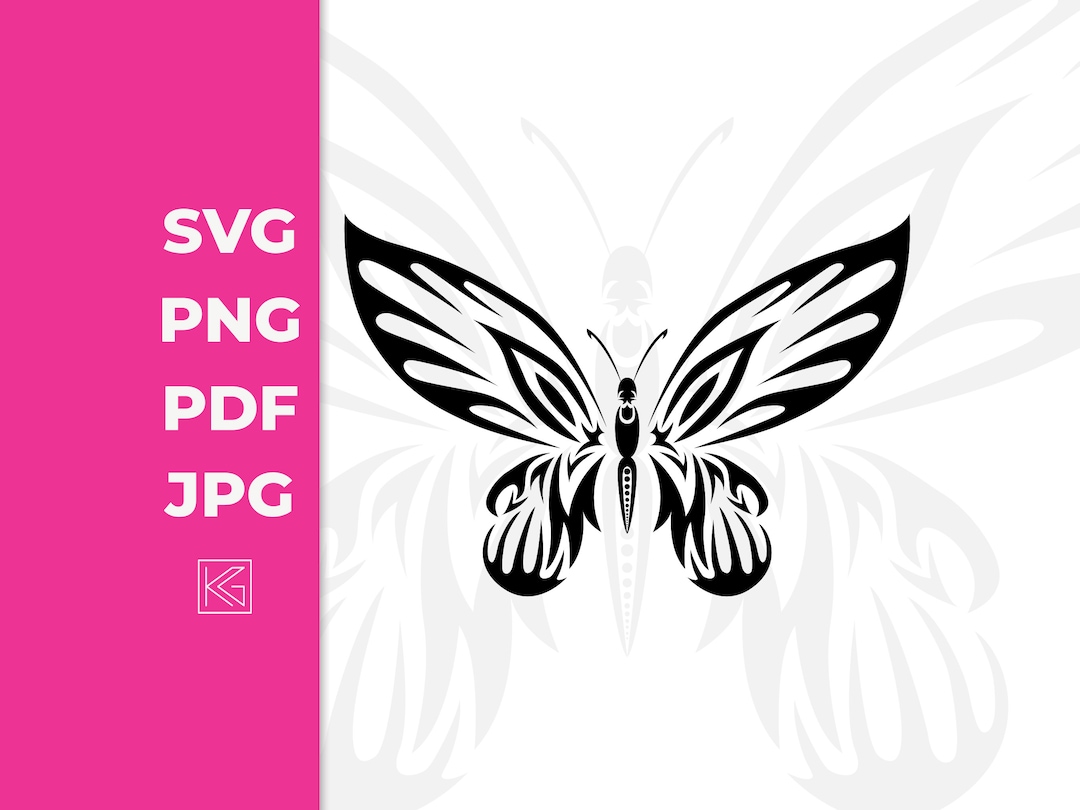 Butterfly SVG Butterfly Line Art SVG Butterfly Tattoo Design Butterfly ...