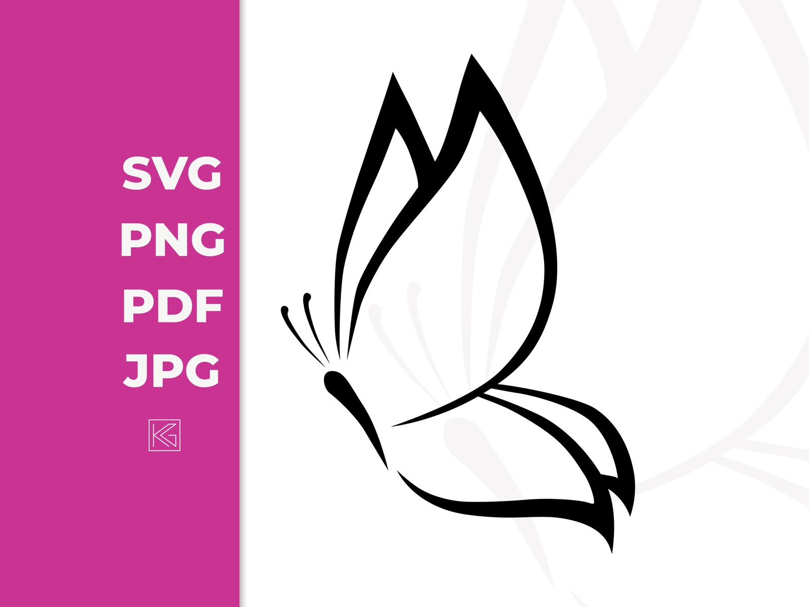 Butterfly SVG Butterfly Line Art SVG Butterfly Tattoo Design Butterfly ...