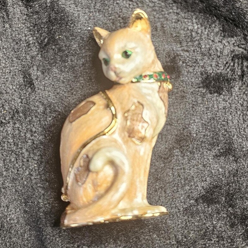 Cat Trinket Box - Etsy