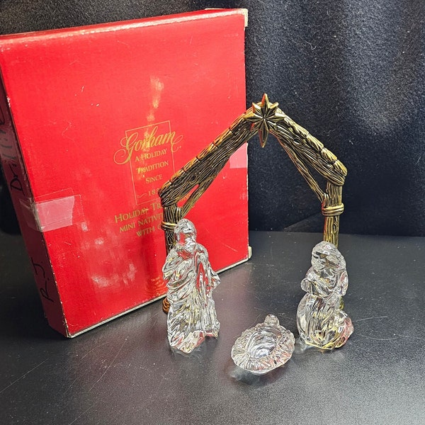 Crystal Nativity Scene - Etsy