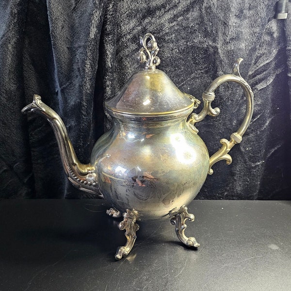 Copper Silver Teapot - Etsy