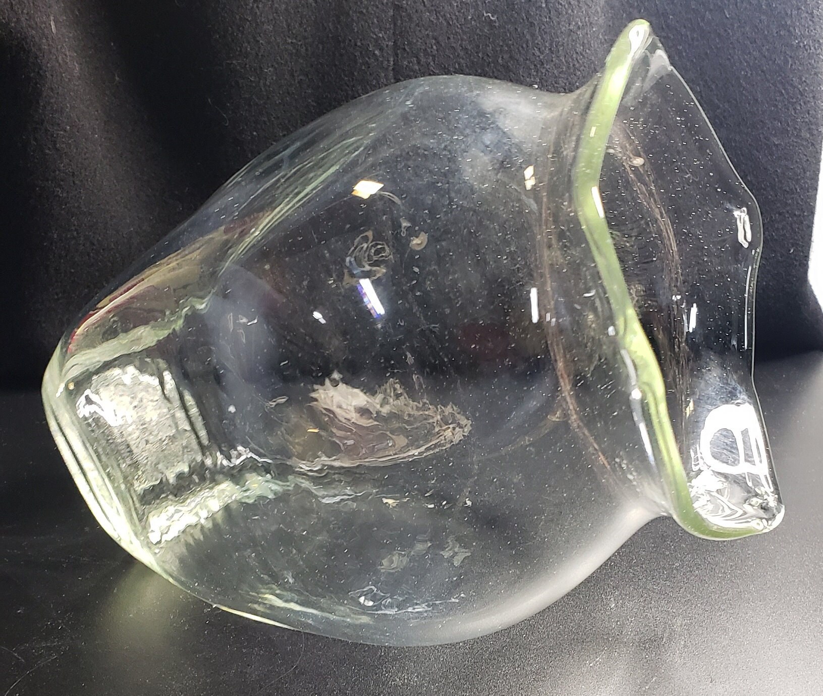 Signed Original Art Glass Vase: Mark Sanders Unique Collectible Studio ...