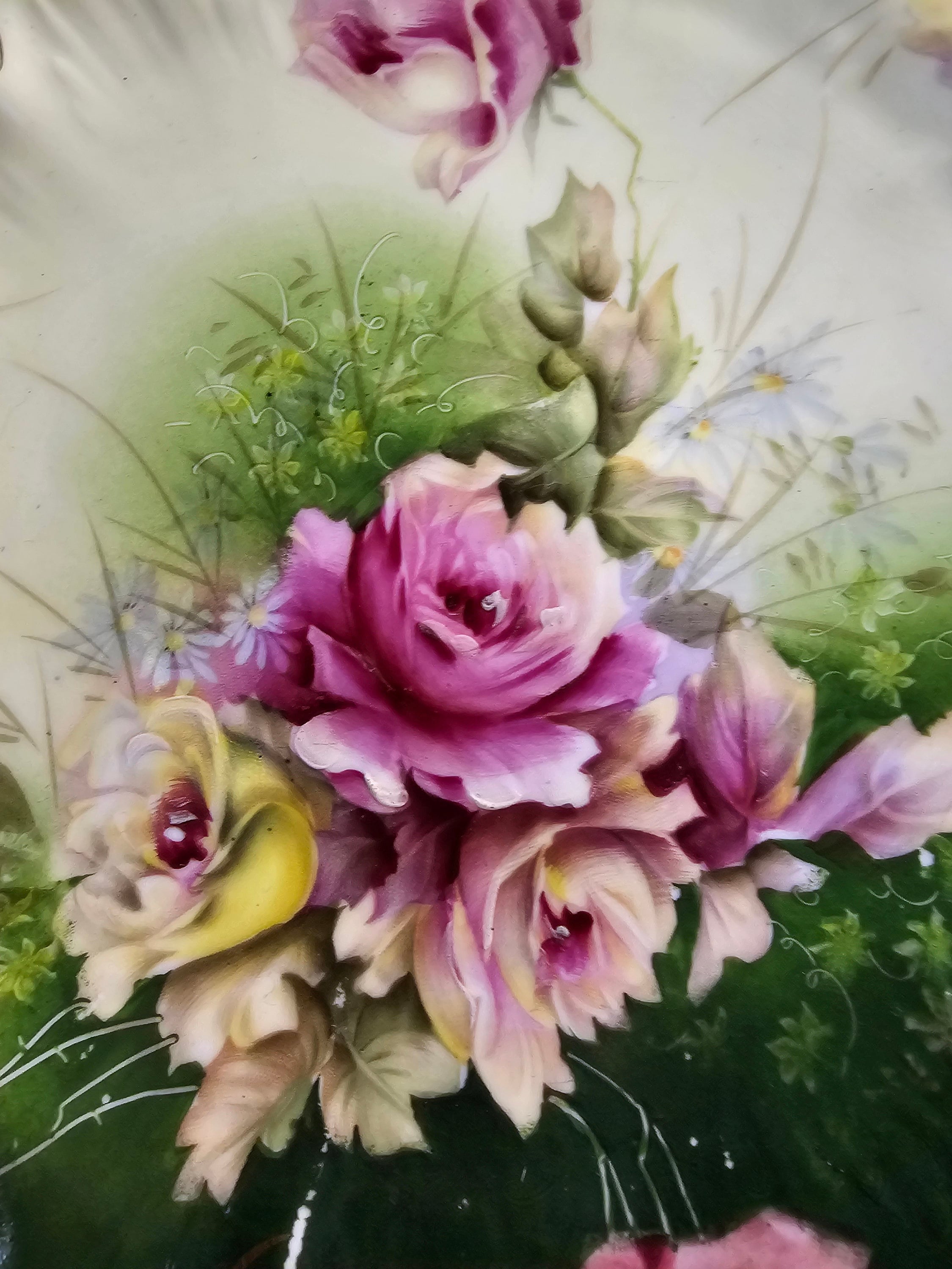 Antique 1864-1924 RS Prussia Hand Painted Germany Plate With Vibrant ...