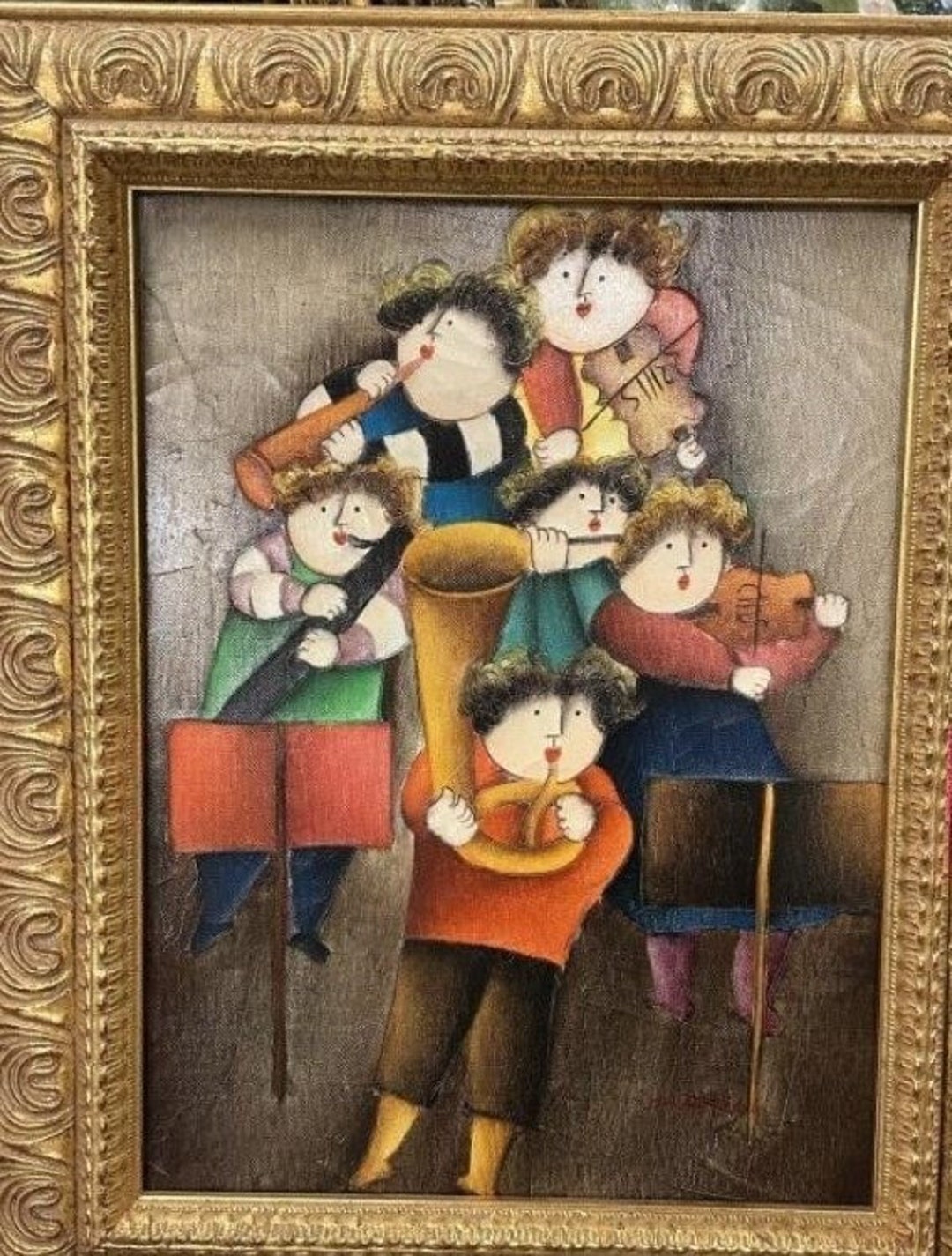 Original Joyce Roybal: OIL on Canvas - Signed Original - Fun Musical ...