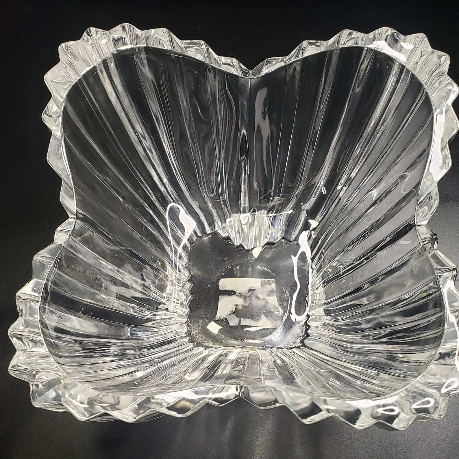 Vintage Mikasa "lydia" Crystal Bowl - Retired Pattern - Etsy