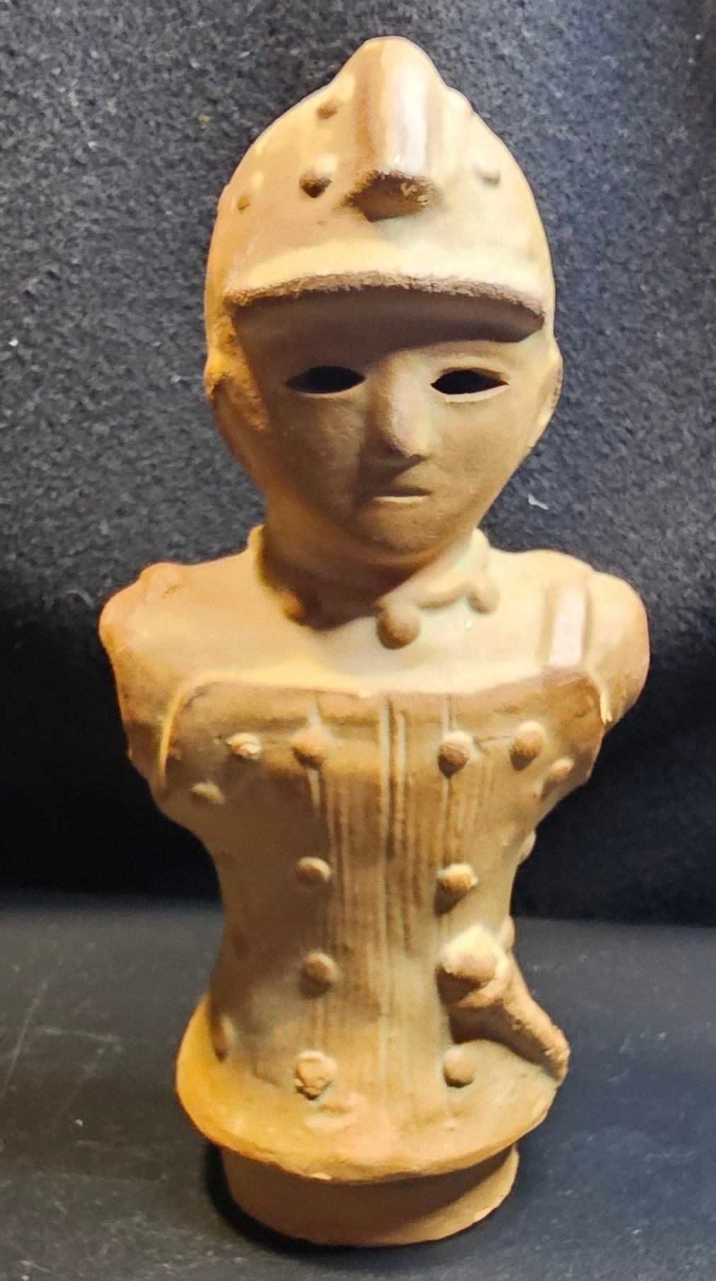 Vintage Haniwa Warrior Terracotta Soldier Folklore Clay Figure Handmade ...