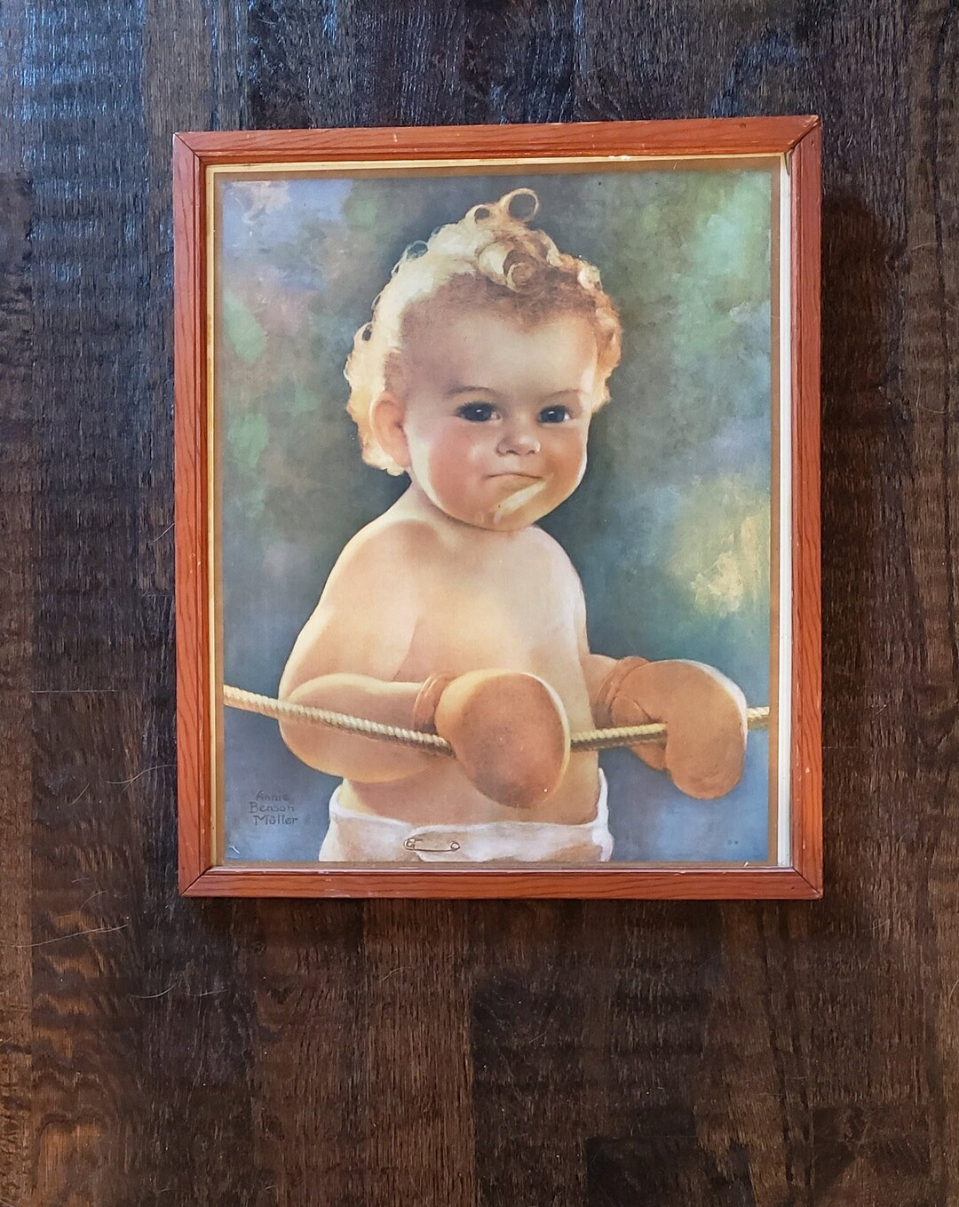 1930s Annie Benson Muller | Vintage Print | Boxing | Baby | Baby Boxing ...