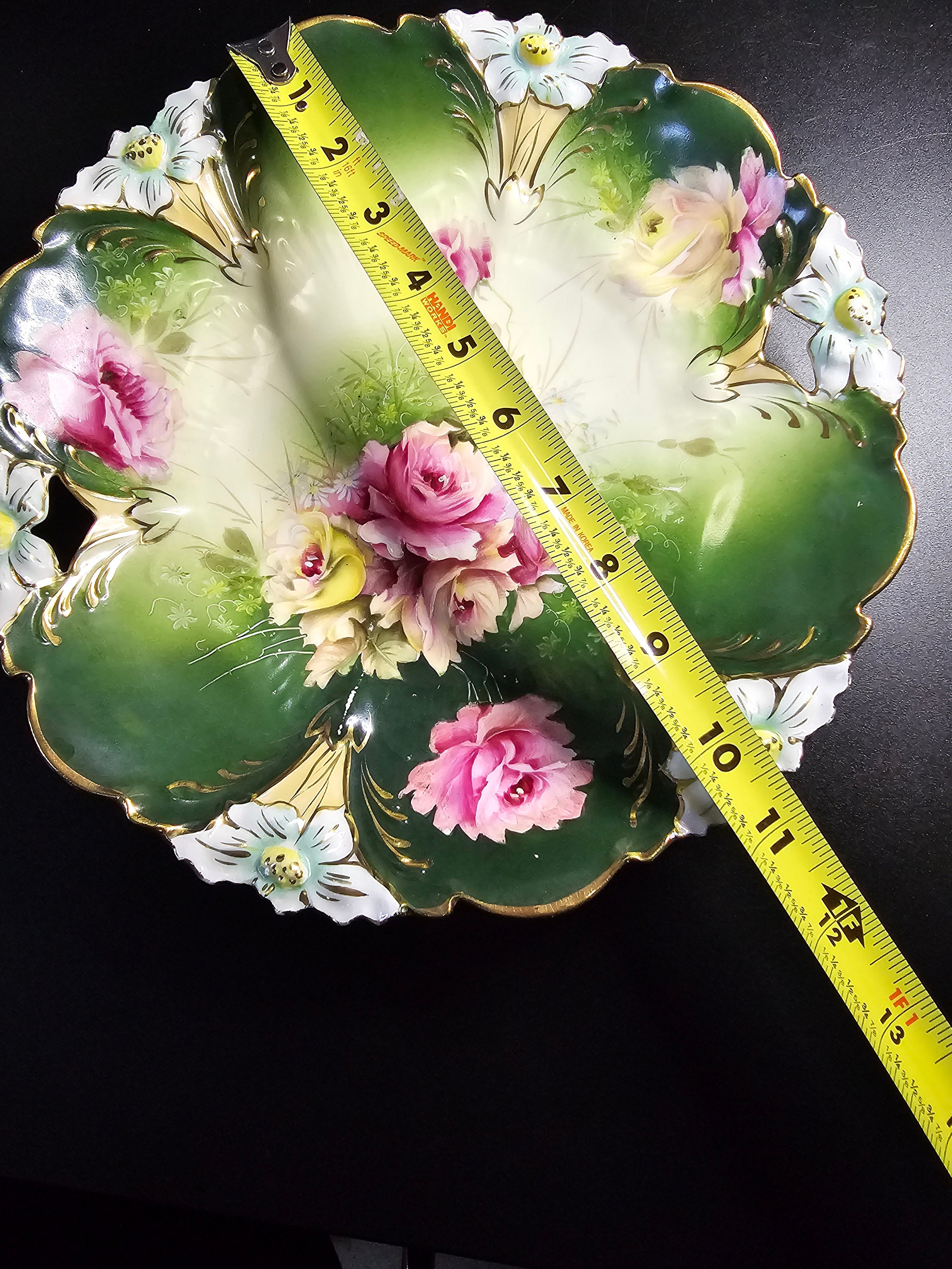 Antique 1864-1924 RS Prussia Hand Painted Germany Plate With Vibrant ...