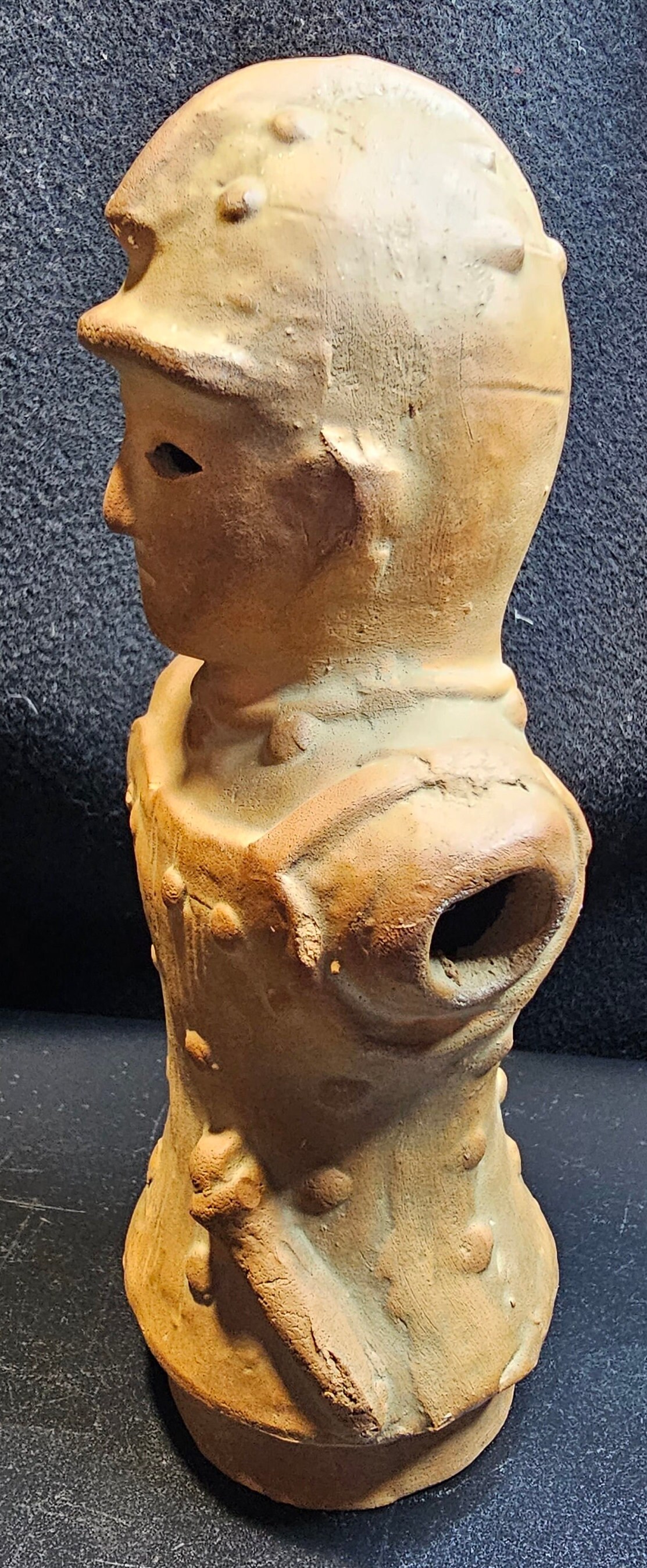 Vintage Haniwa Warrior Terracotta Soldier Folklore Clay Figure Handmade ...