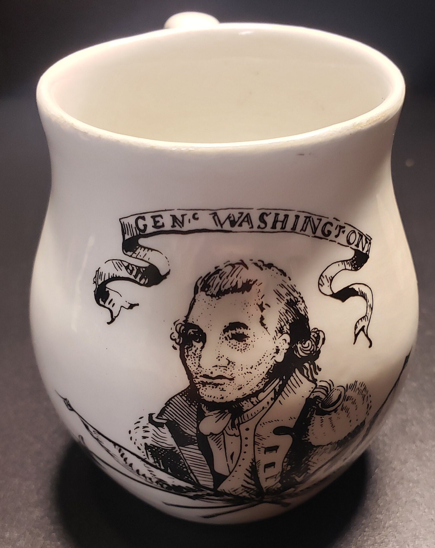 Vintage Mottahedeh George Washington Design Porcelain - Etsy