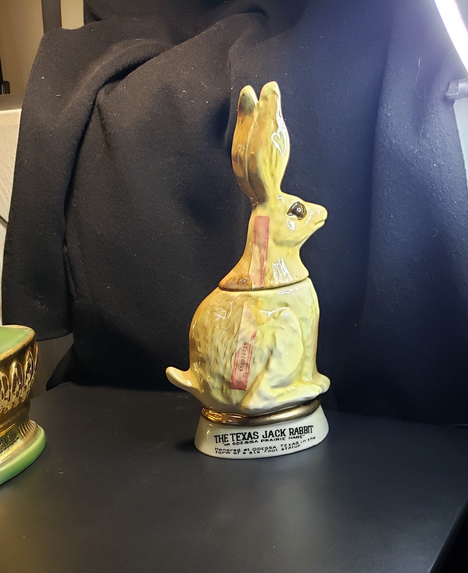 RARE Jim Beam the Texas Jack Rabbit Decanter Odessa Prairie Hare ...