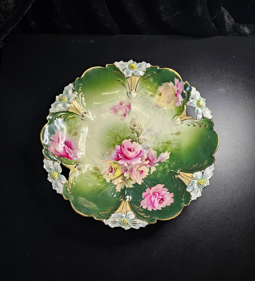 Antique 1864-1924 RS Prussia | Hand Painted | Germany | Plate With ...