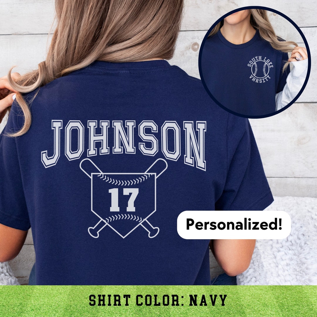 Personalized Baseball Grandma Shirt, Custom Baseball Player Jersey ...