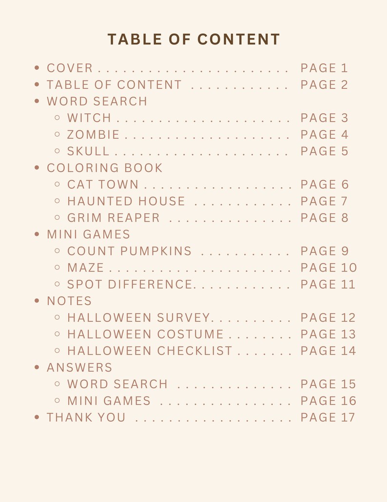 Halloween Activity Book Kids Crafts Printout Classroom Halloween ...