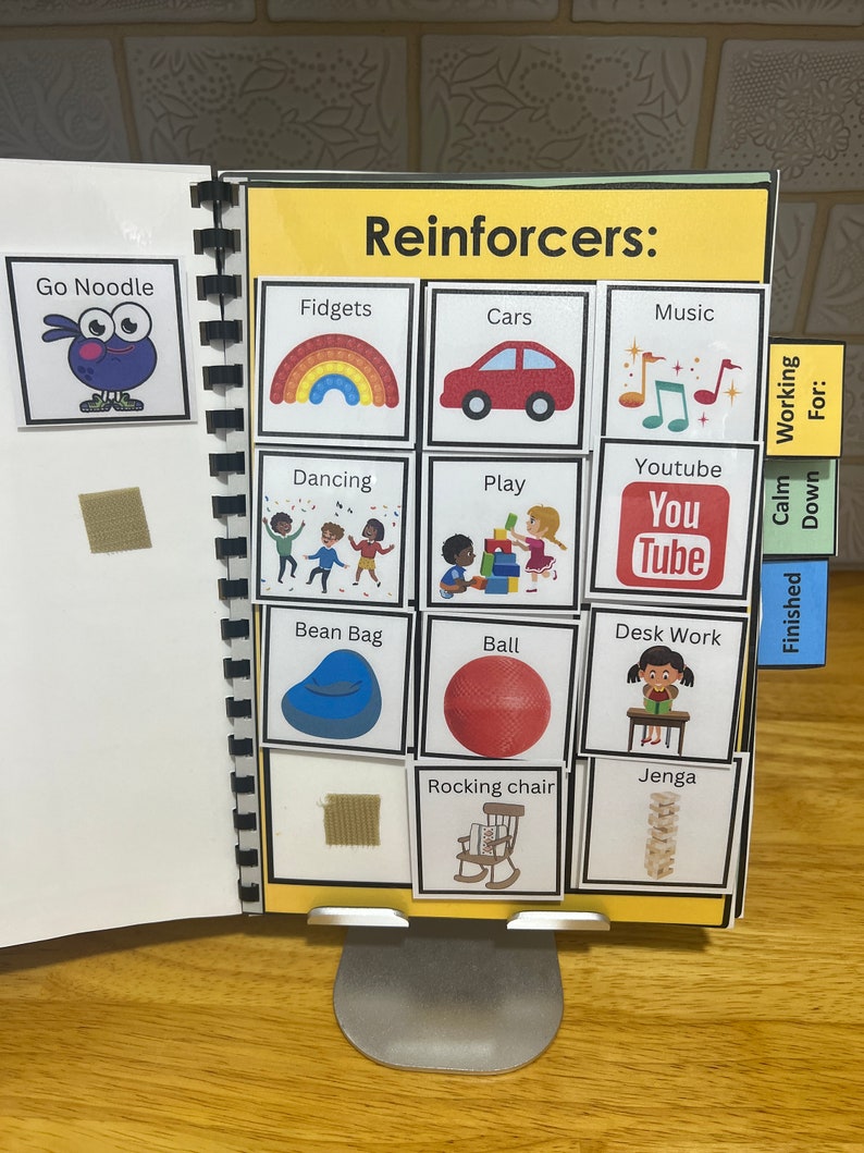 First, Then Transition Flip Book - Visual Schedule - Editable - Token ...