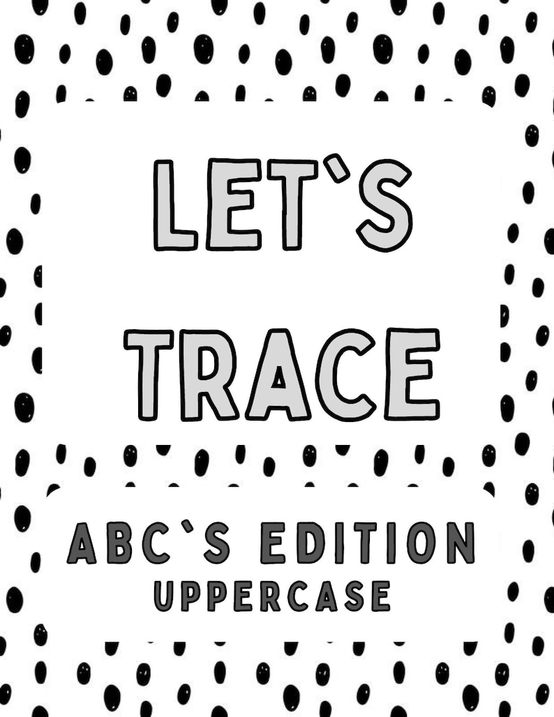 Let's Trace- ABC Uppercase Edition, Printable Tracing Worksheets ...