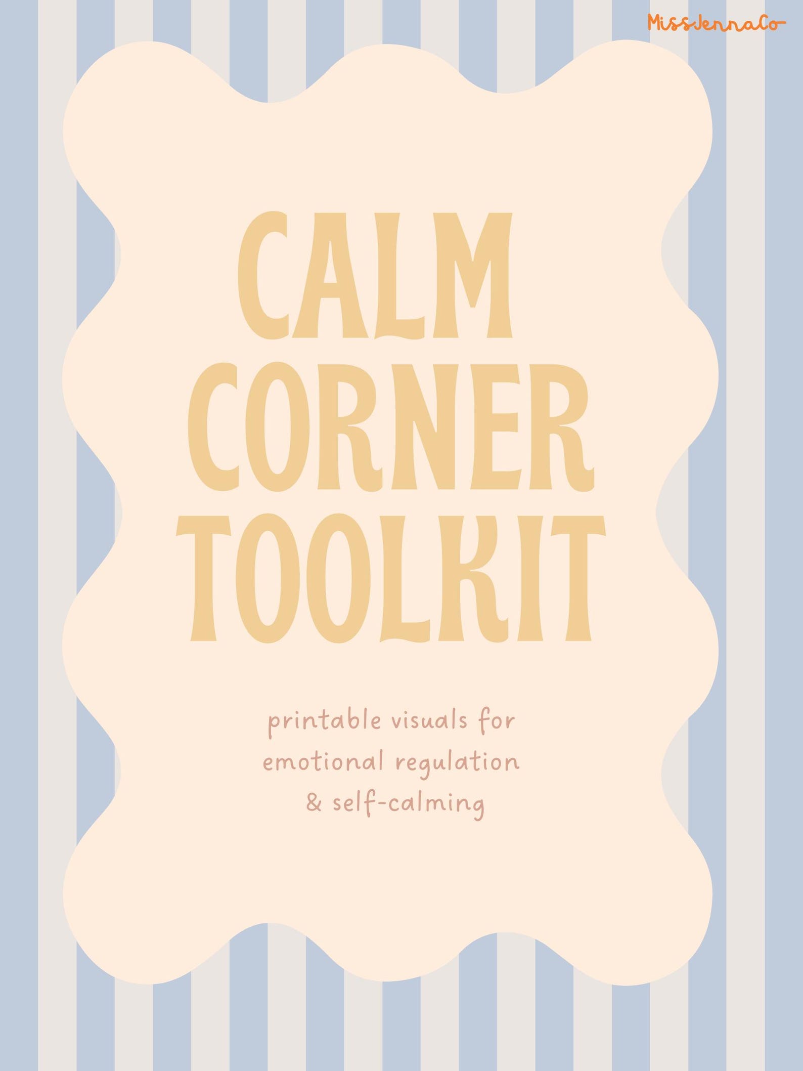 Calm Corner Toolkit, SEL Visuals, Emotion Regulation (printable) - Etsy